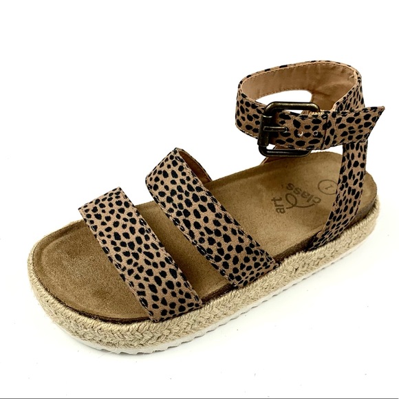 art class | Shoes | Art Class Girls Leopard Print Strappy Platform ...